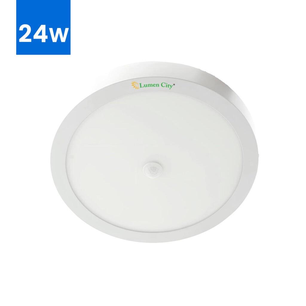24W Round LED Panel Light – Slim Aluminium Recessed Ceiling