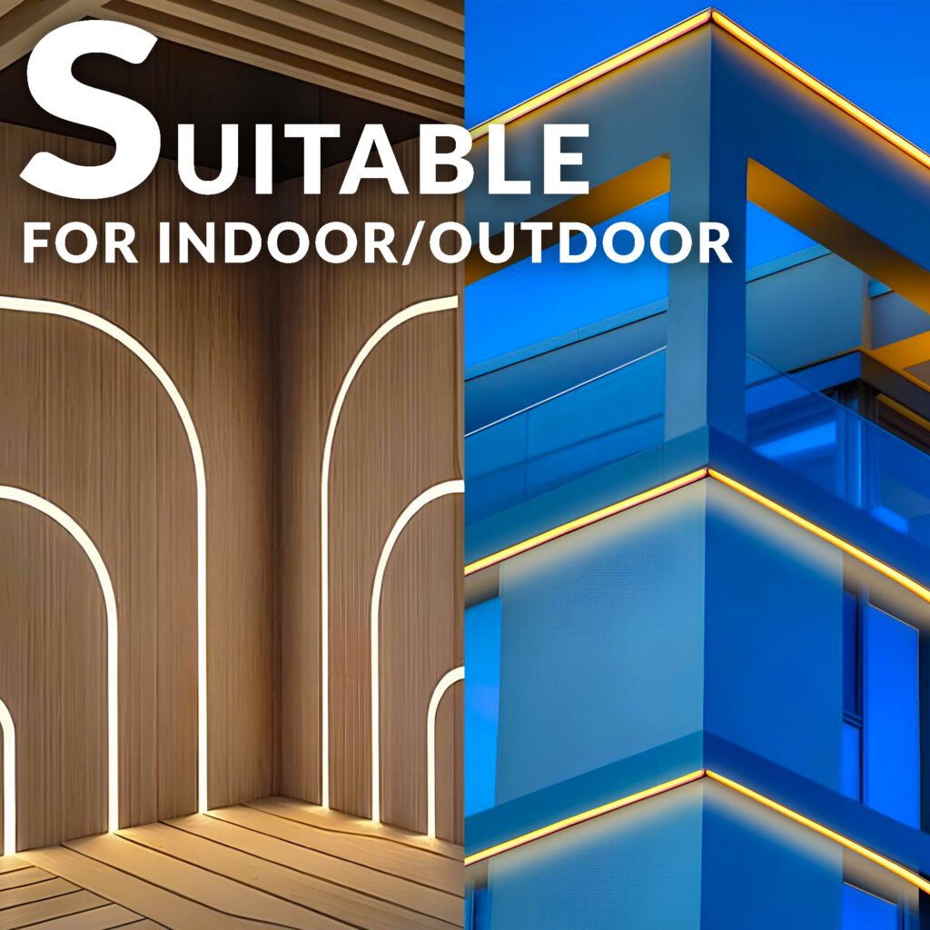 Profile Light | 10 Meter Strip | IP65 Waterproof | 24 Volt - WARM WHITE ...